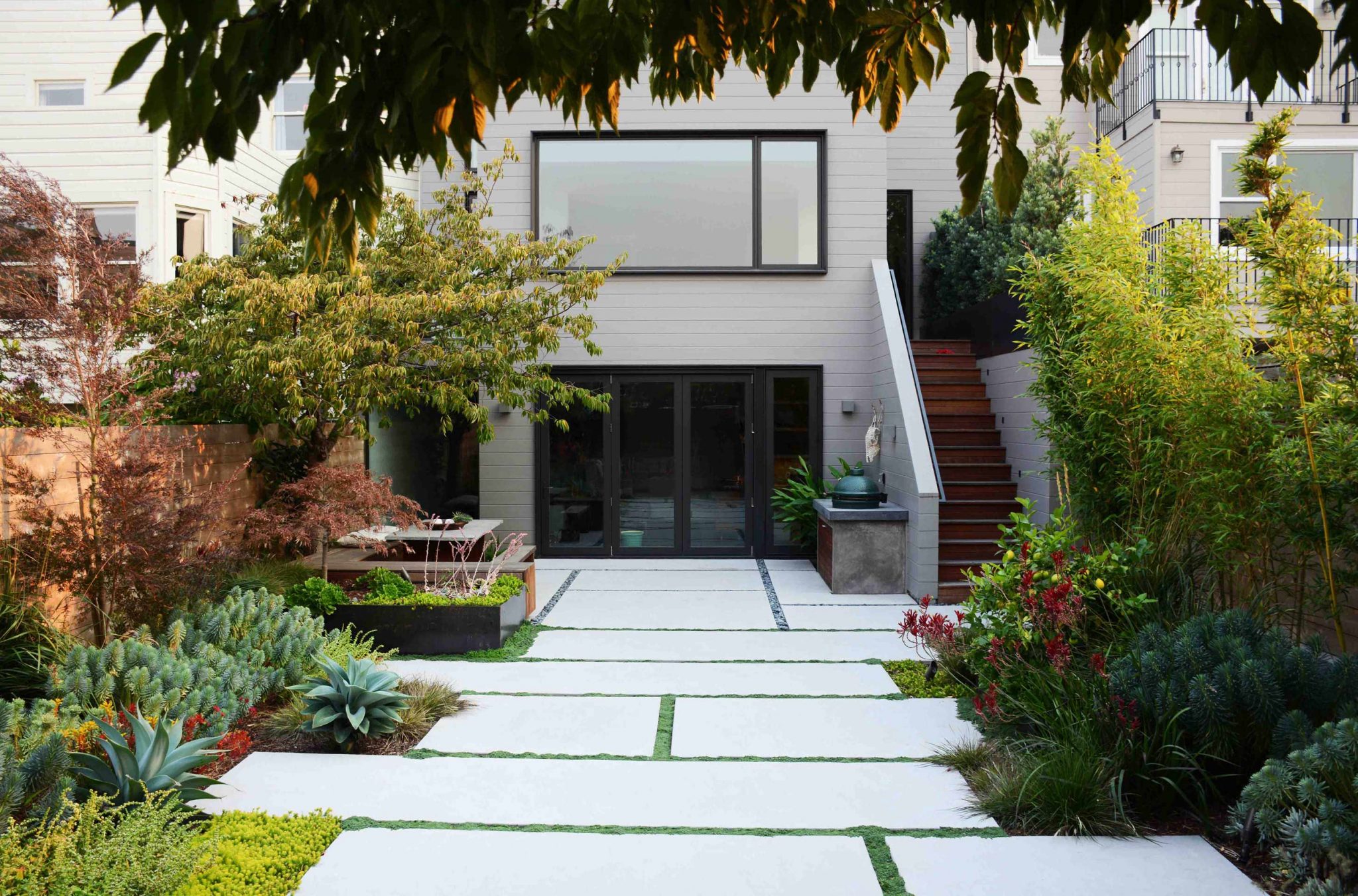 Cozy Urban Oasis - Shades of Green Landscape Architecture